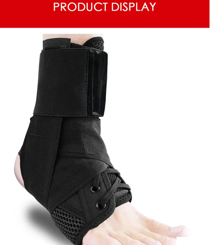 Rigid Ankle Brace Provides Firm Support Stability To The