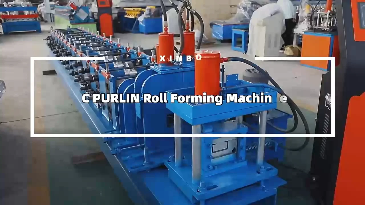 C U Shape Purlin Channel Making Machine C Stud And Track Roll Forming Machine Channel Roll ...