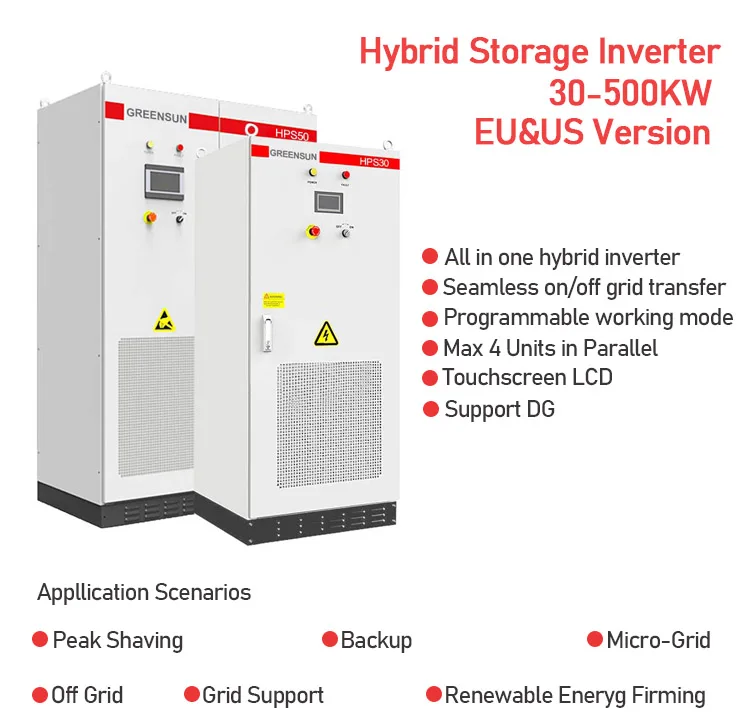 Industrial 3 Phase Hybrid Solar Inverter 100kw 150kw 250kw Solar ...