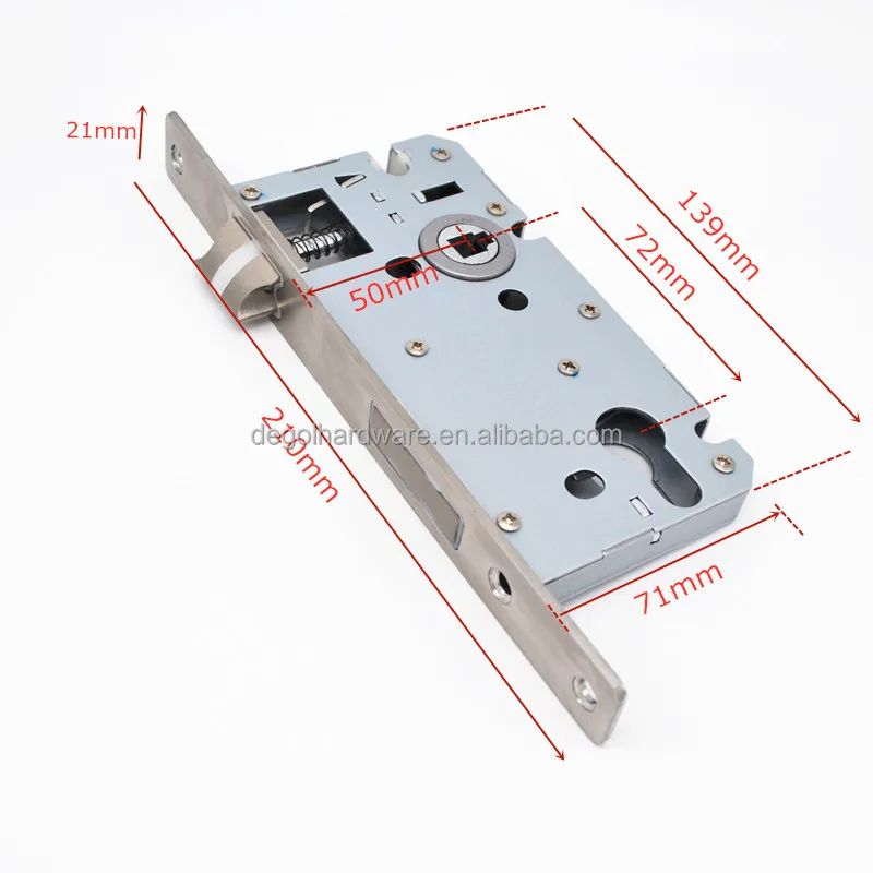 Euro 6085 Stainless Steel Mortise Wooden Door Security Mortise Door ...