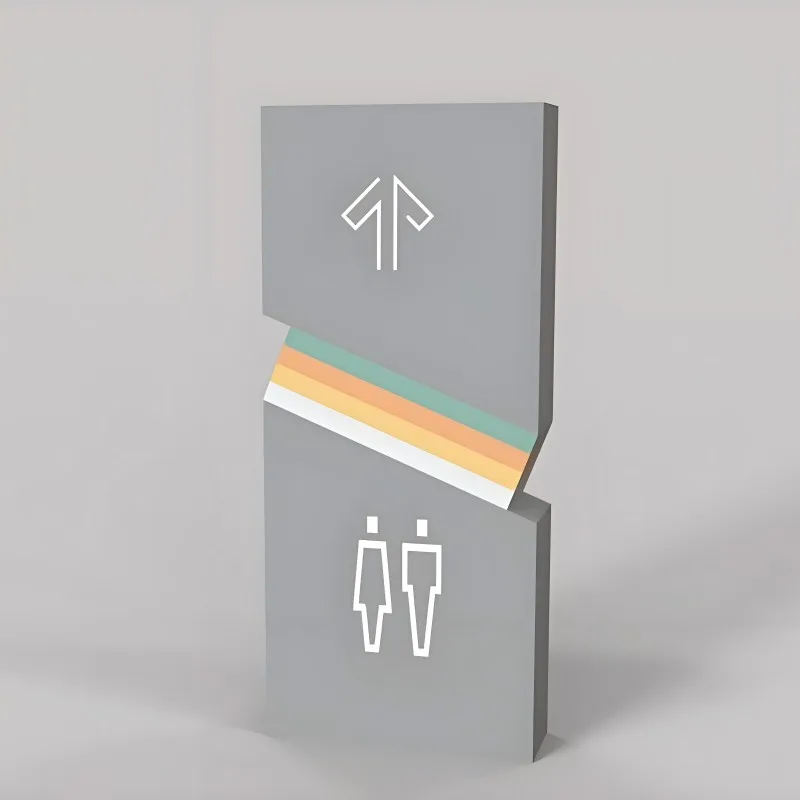 Customized Outdoor Hospital Clinic Totem Stainless Steel Building ...