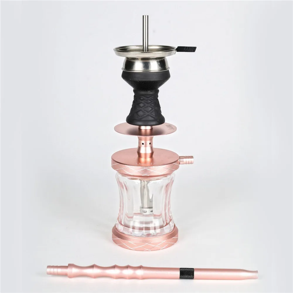Mini Hookah Portable Car Hookah Small Size Aluminum Traveling Shisha ...