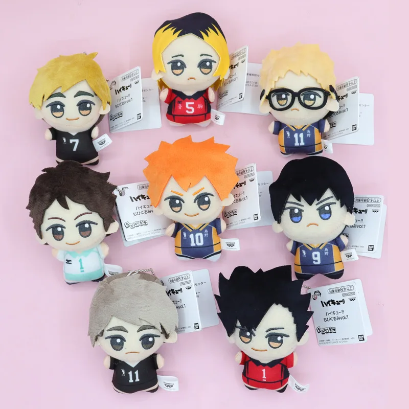 8 Style New 10cm Haikyuu Plush Toy Hinata Shoyo Kageyama Tobio Kozume ...