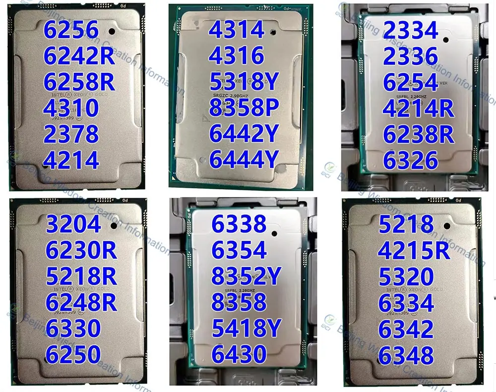 Server Cpus 6230R, 6248R, 5218R, 6330 - High Performance