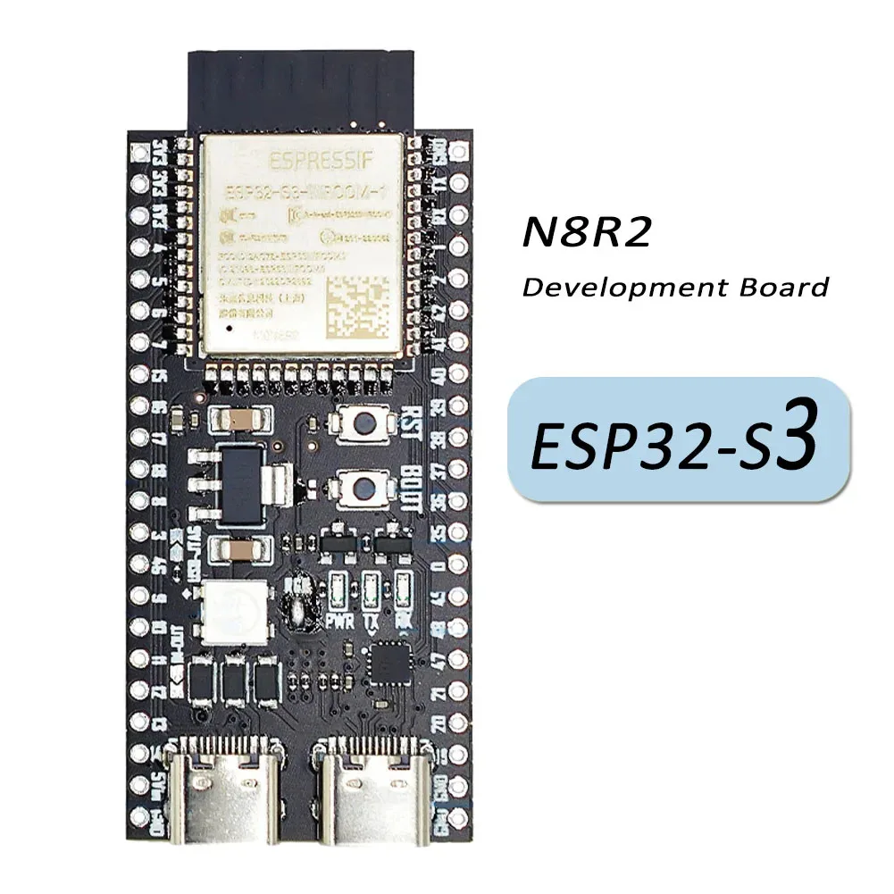 ESP32-S3 Wifi BT Module Development Board for Arduino IDE ESP32-S3-WROOM-1 N8R2 44Pin Type-C ...