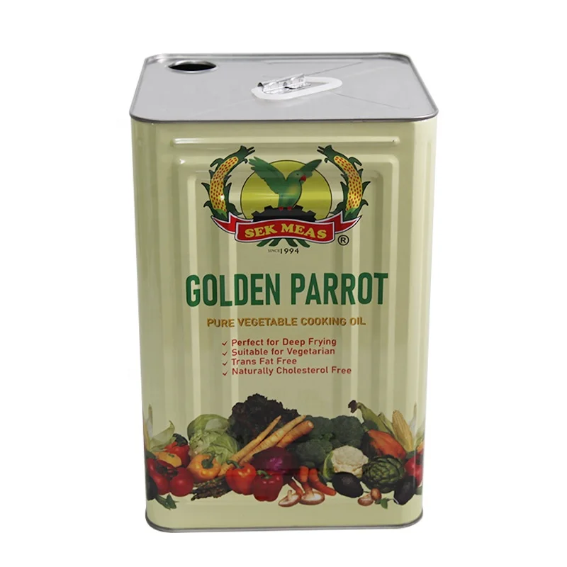 18 Liter Cooking Oil Jerry Can Large Square Empty Edible Cooking Oil ...