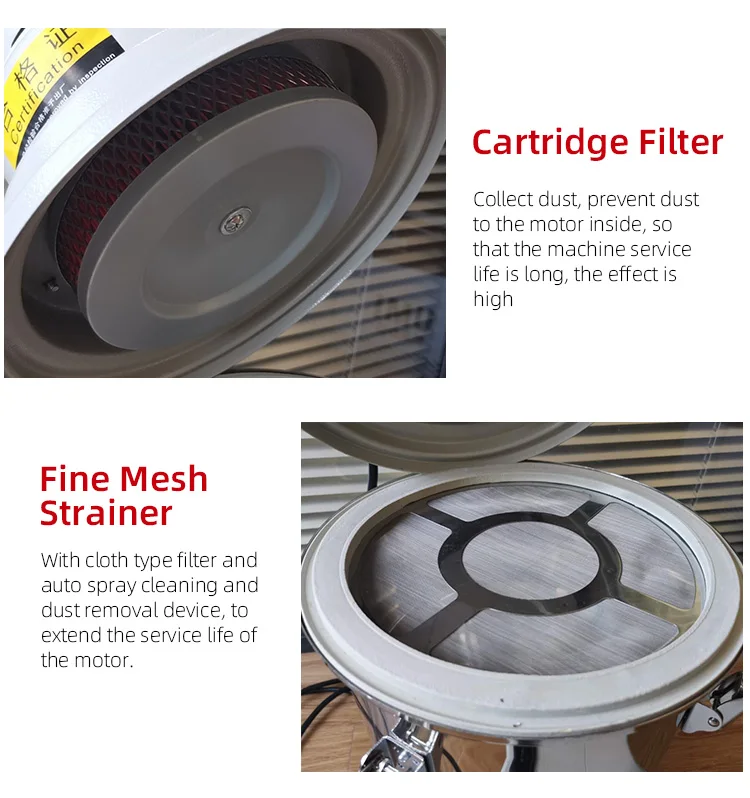 Automatic Vacuum Loader for Plastic Pellets - RMS 300G