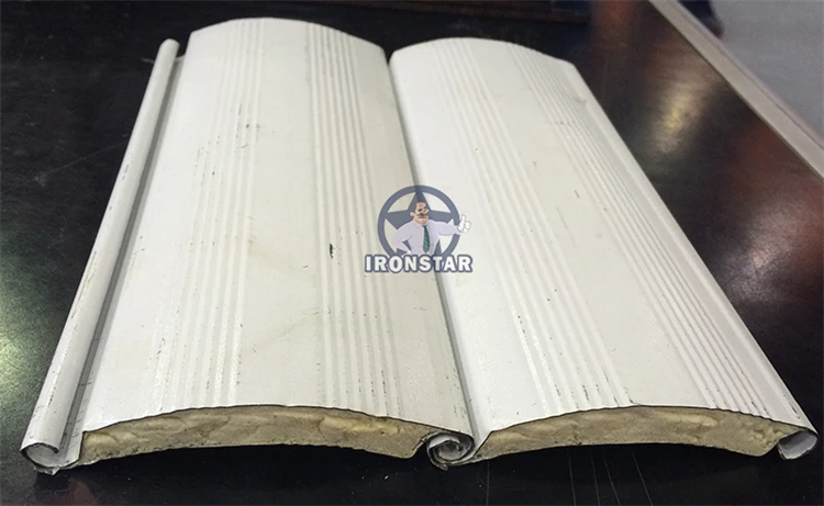 Ironstar Pu Slat Roller Shutter Door Foam Roll Forming Machine - Buy Pu Shutter Door Roll ...