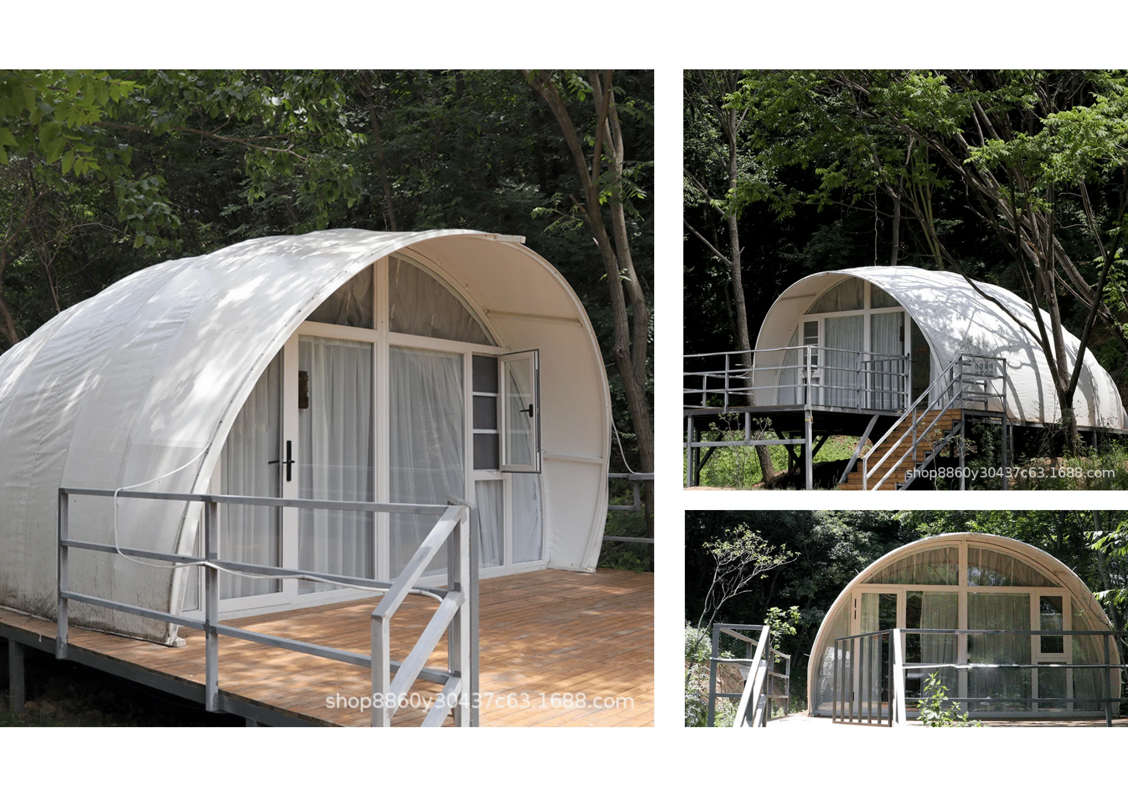 Outdoor Luxury Hotel Shell Tent Camping Safari Resort Room Vacation Eco ...