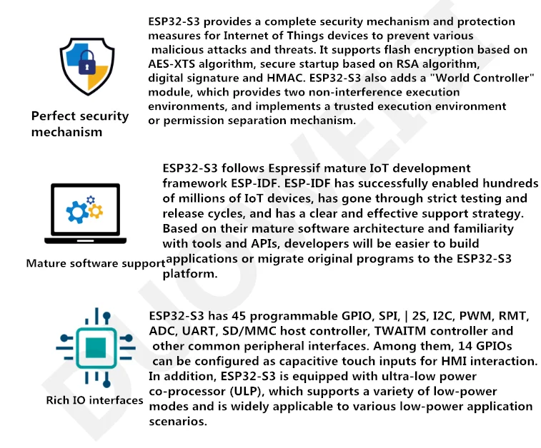 Esp32 Esp32 S3 Wifi Bluetooth Internet Of Things Dual Type C