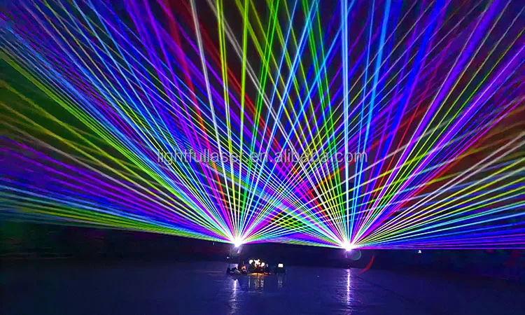 20W 50W 60W RGB HIGH POWER IP65 OUTDOOR LASER LIGHT PROJECT LASER LIGHT ...