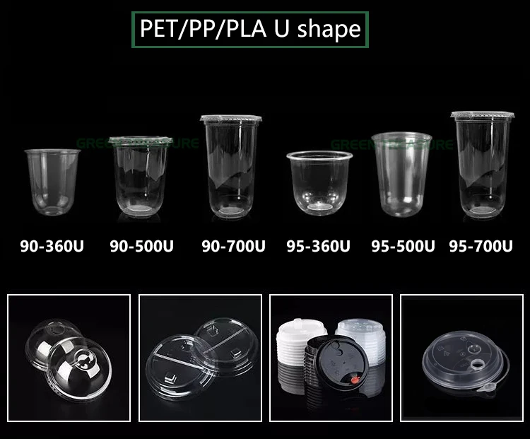 500ml U Shape Cup - Eco Friendly, High Quality Plastic Cup