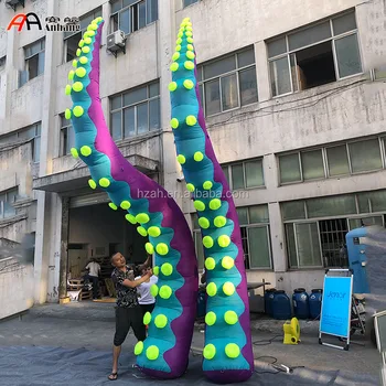 Customized Giant Inflatable Octopus Leg For Roof Decoration - Buy ...