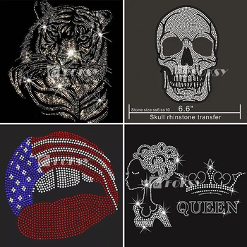 Custom Design Rhinestone Logo Heat Transfer Design Hotfix Rhinestone ...