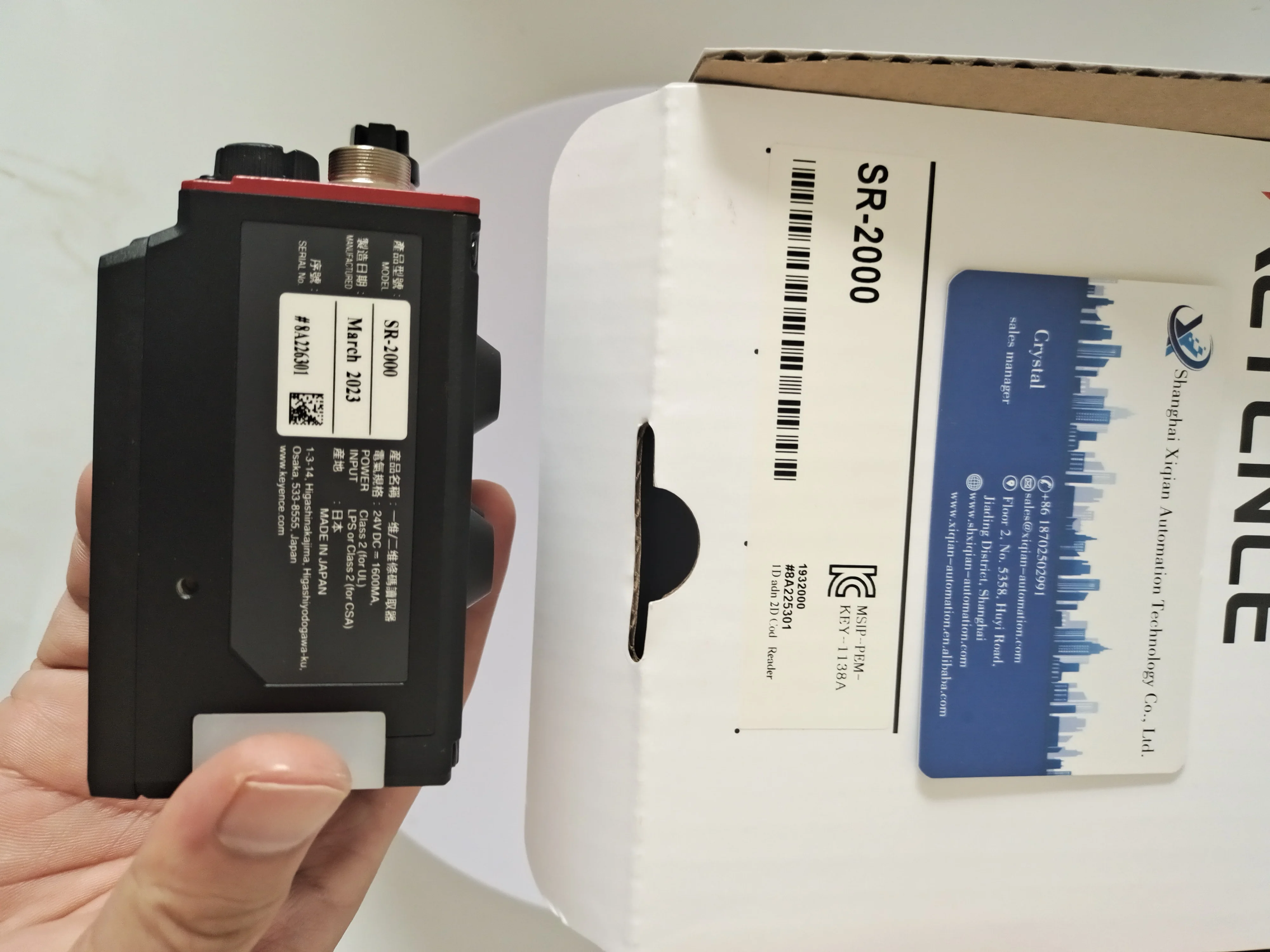 New Keyence Fd-xs20e Clamp-on Flow Meter Sensor For Dispensing ...