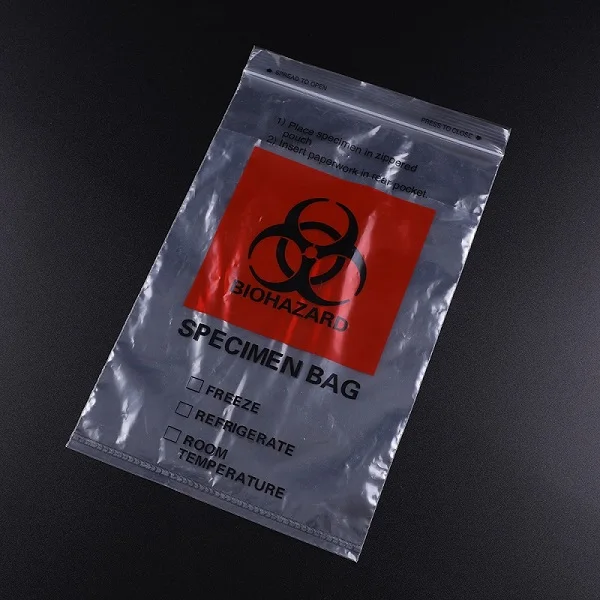 Lab Laboratory Specimen Ziplock Biohazard Transport Bags| Alibaba.com