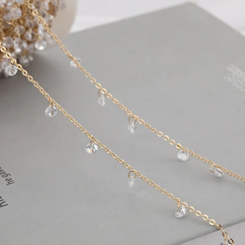 2025 Newest 14K Gold Filled Stones Chains for Jewelry Making