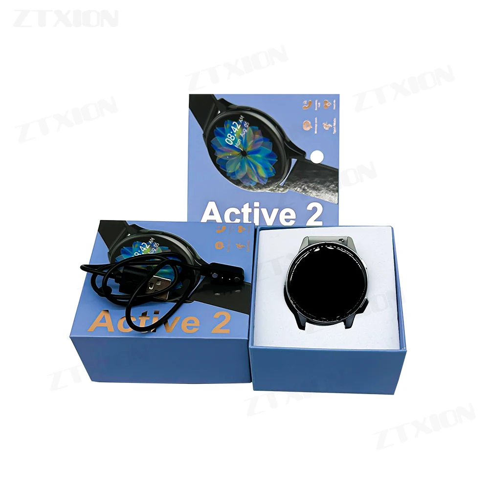 2024 New T2 Pro Smart Watch Round Smartwatch Bt Calls Watches Men Women ...