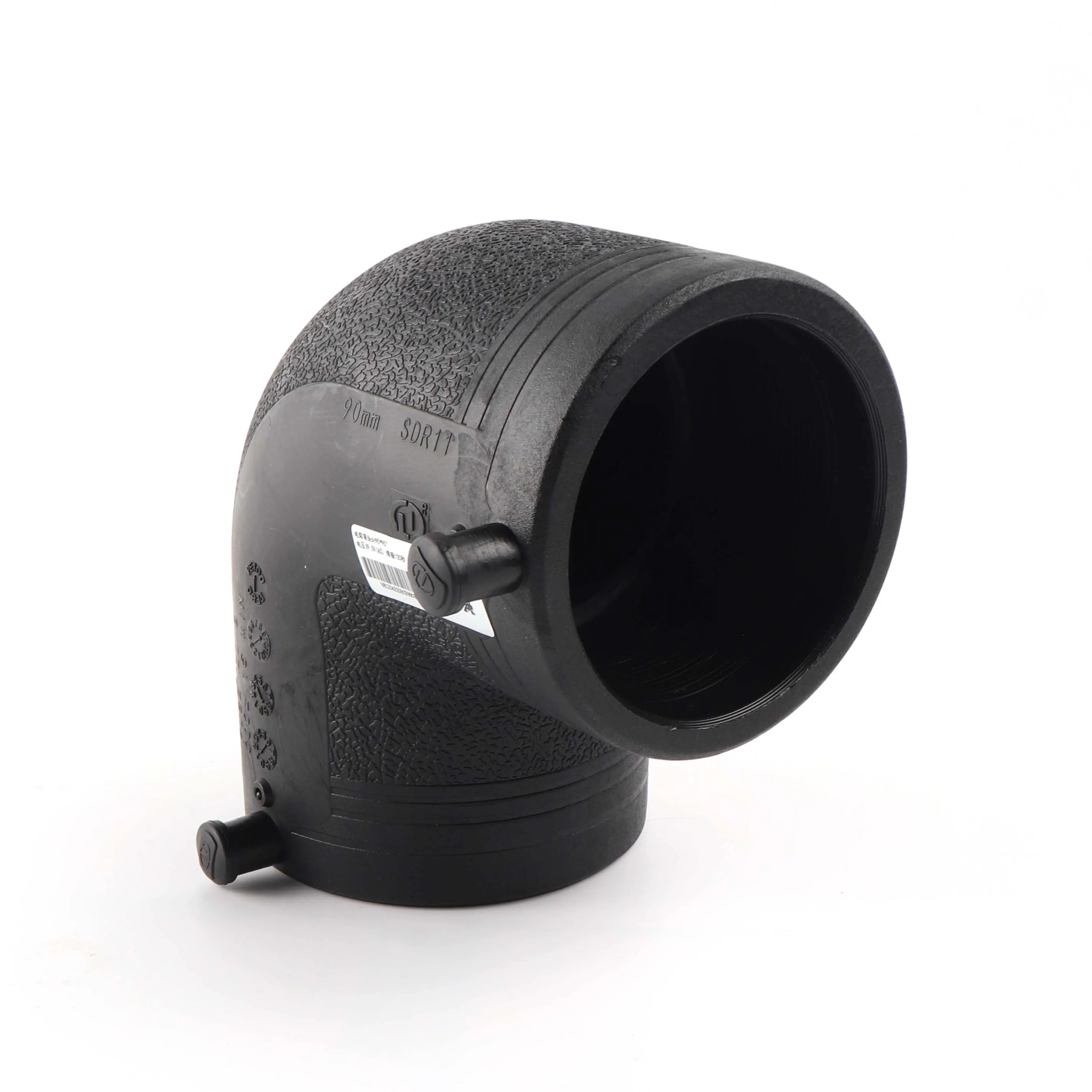 DN40 HDPE Polyethylene Tubing Fittings Electrofusion Elbow 90 Degree Polyethylene Pipe Fittings ...