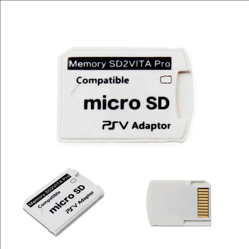 V6.0 Memory SD2Vita Pro TF Micro Card Holder Memory Card Converter Case ...