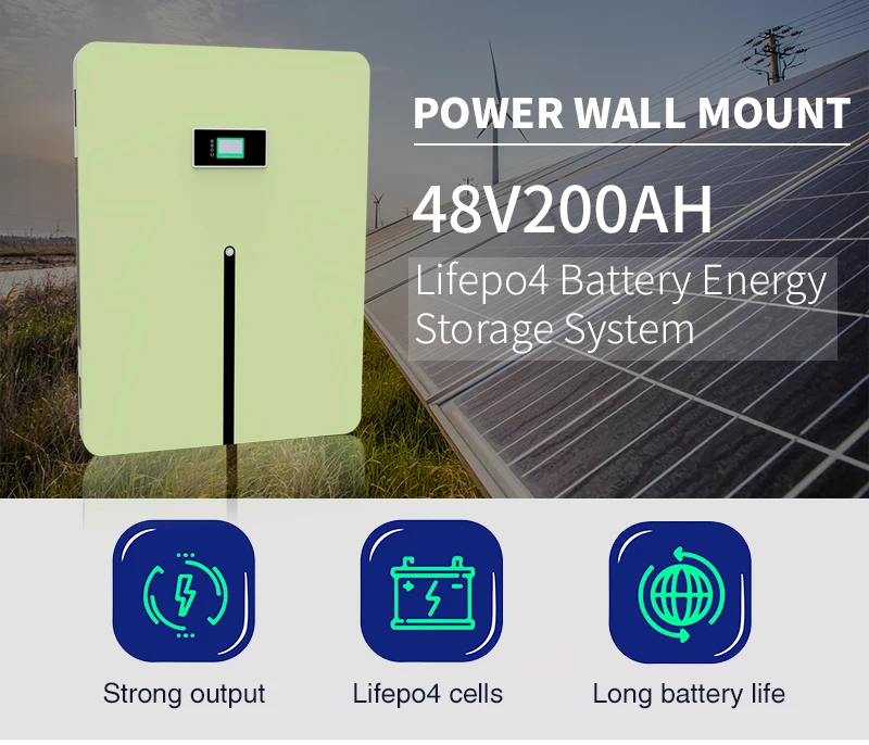 48v 10kw Power Wall 100ah Lithium Batteries Bank Supply Solar Storage ...
