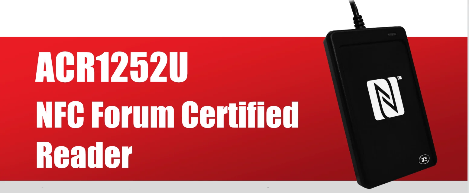 Acs Acr1252u Access Control Pc-linked Id Card Manual Contactless Smart ...