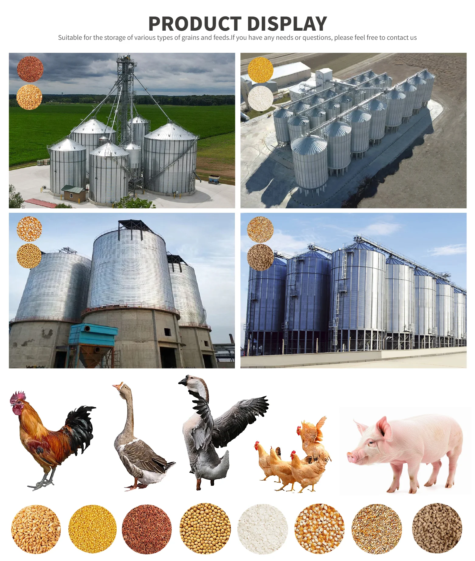 SDROD Galvanized Square Steel Silo for Farm Industries Grain Storage ...