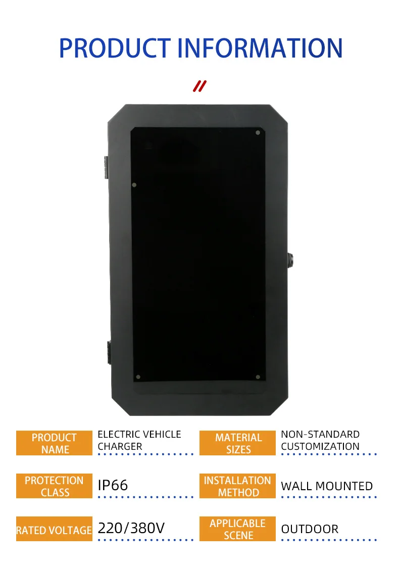 Saipwell IP66 Outdoor Wall Mounted 220/380V Electric Vehicle Charging ...