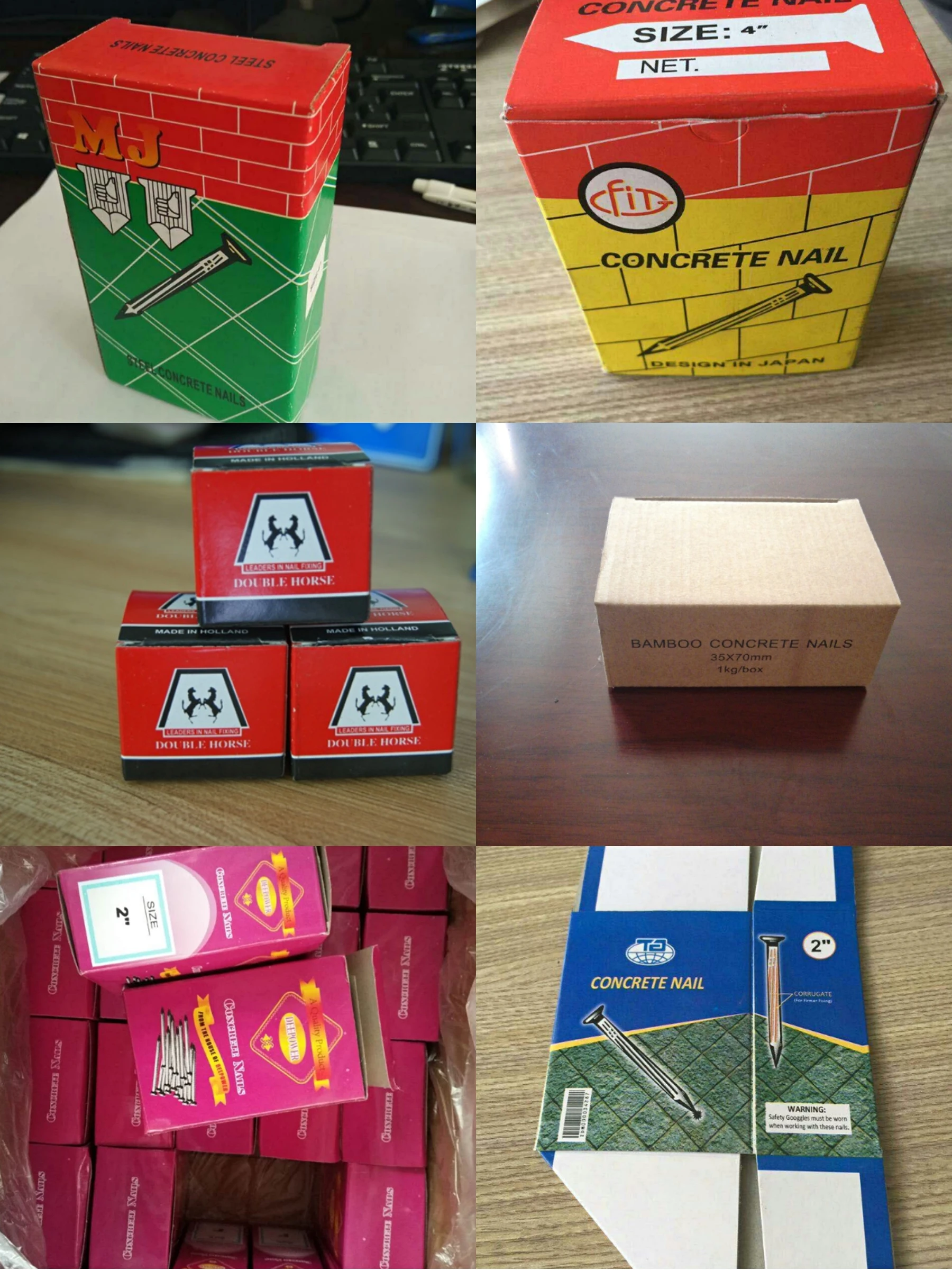 1"-4" 1kg/box 25kg Carton Stainless Steel Nails - Buy Stainless Steel ...