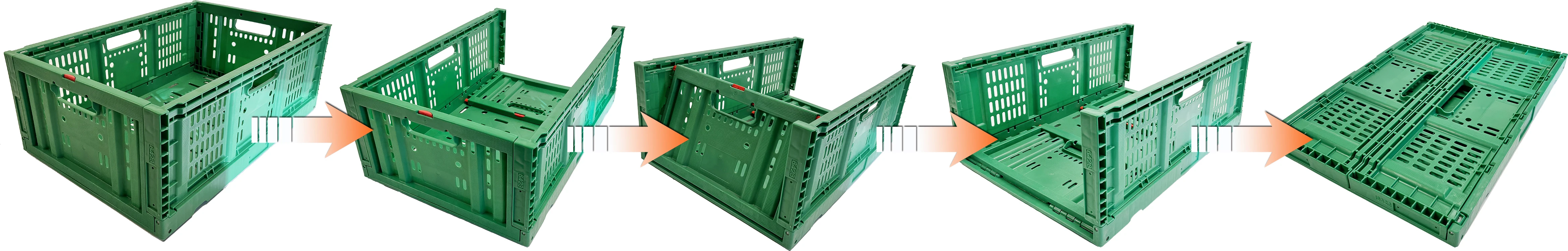 Collapsible Crate Handling - Versatile Storage Solutions