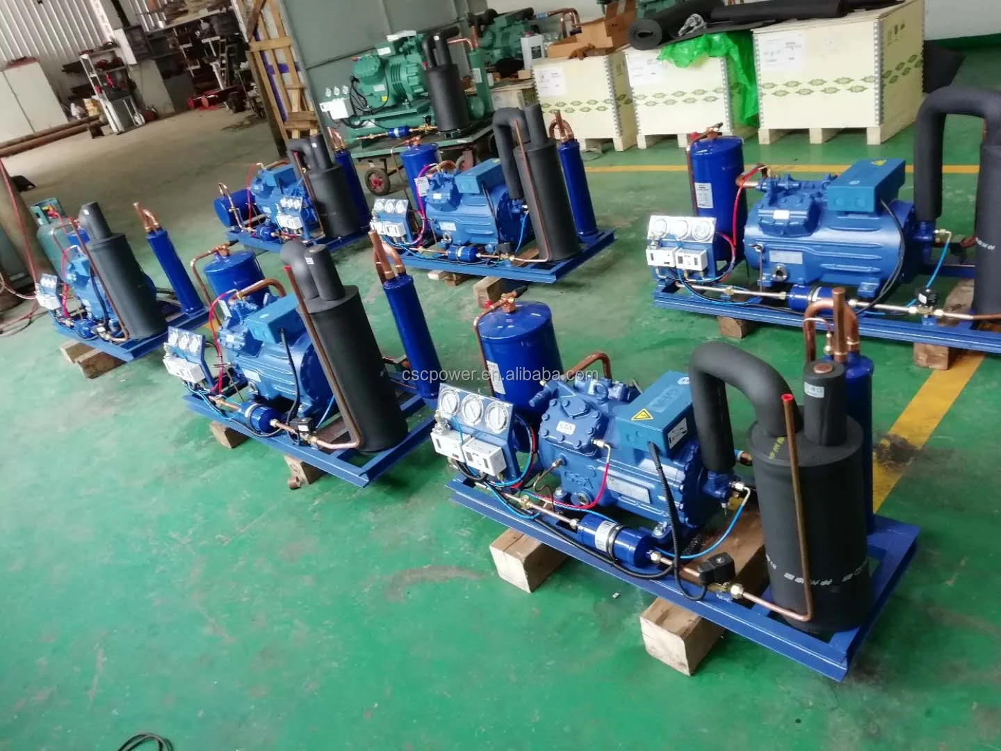 Original Semi-hermetic Compressor Used in Condensing Unit for Cold Room ...