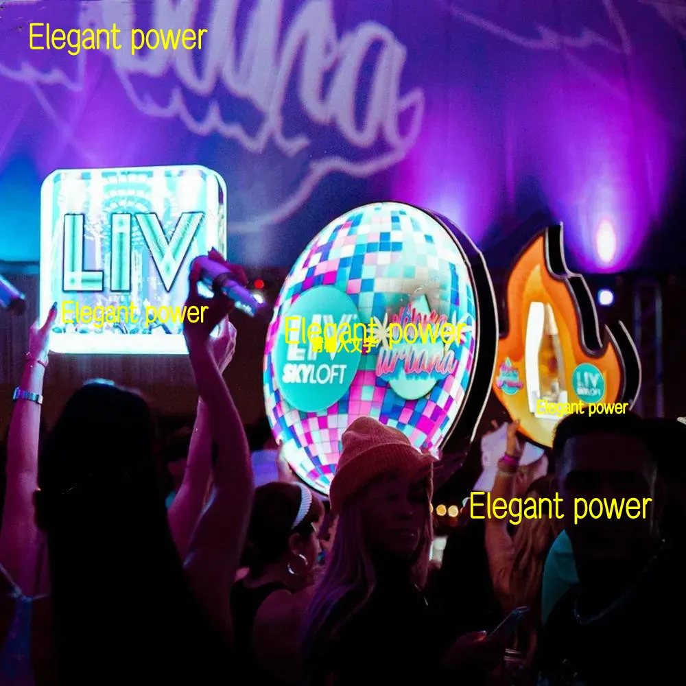 Customized Logo Led Letters Board Vip Display Glorifier Led Marquee ...