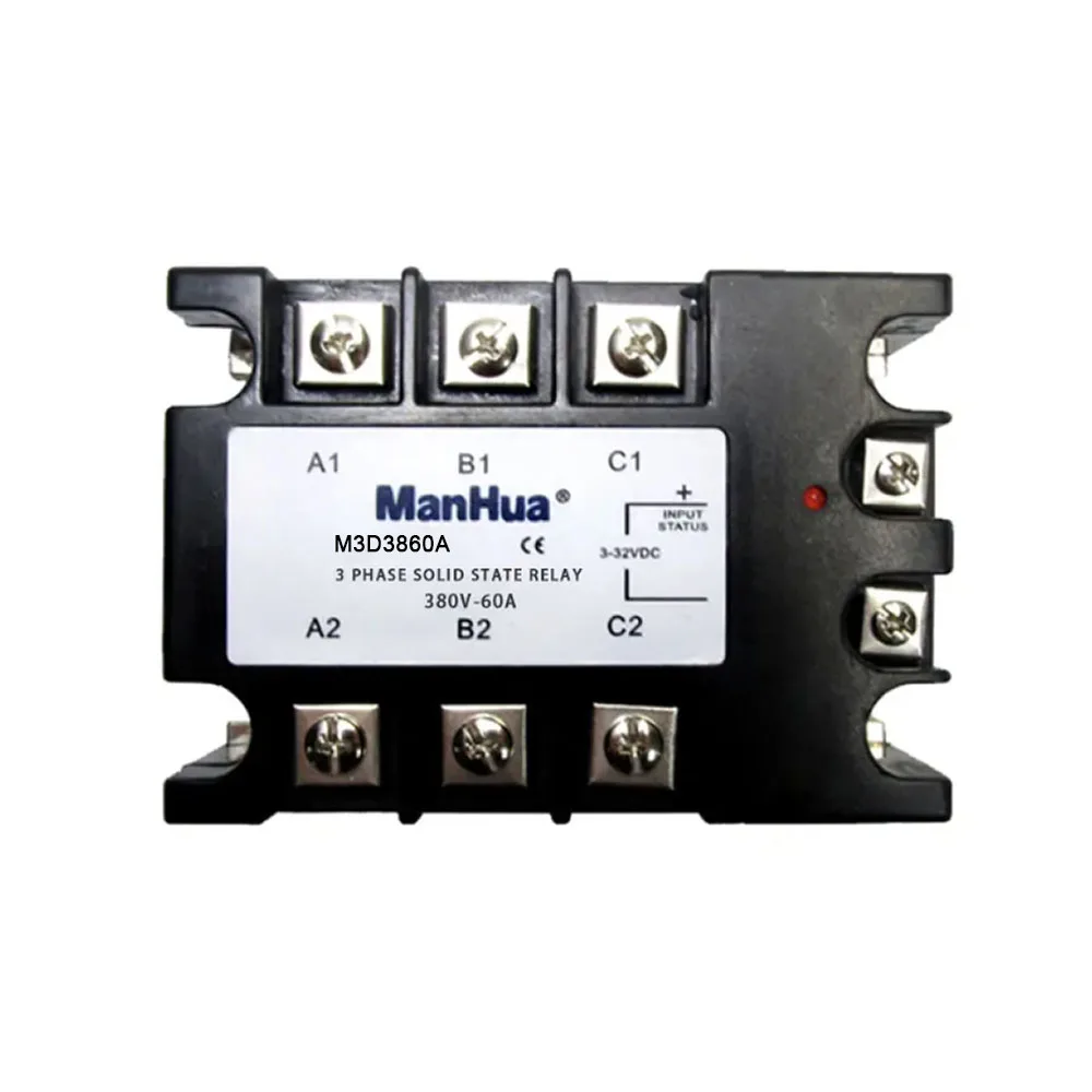 Three Phase DC control AC 380V 3-32VDC 60A Solid State Relay/SSR Relay ...