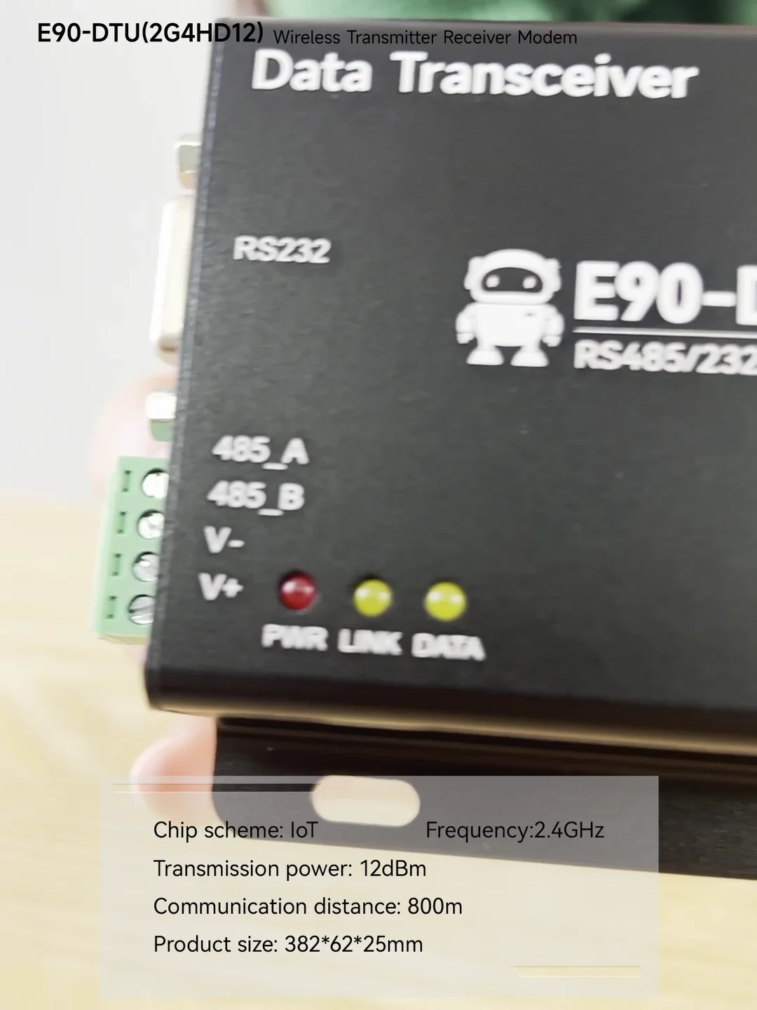 Ebyte E90-dtu(2g4hd12) Dtu Rs485 Rs232 High Speed Wireless Transceiver ...