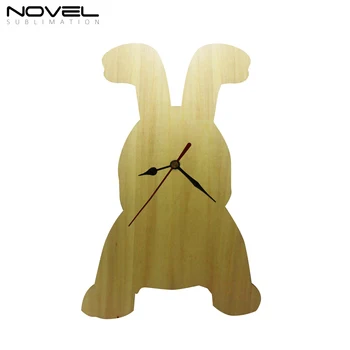 Diy Blanks Custom Wall Clock Sublimation Wooden Clocks Nature Wood ...