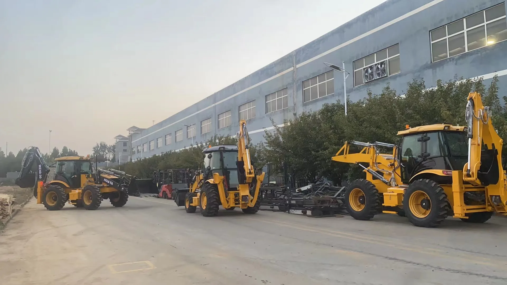 Beautiful Design Backhoe Excavator Loader 4 Wheel Drive Backhoe ...