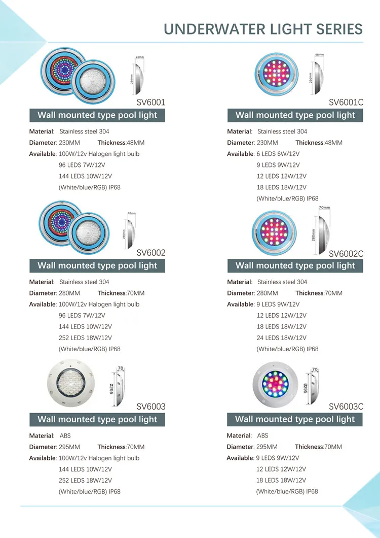 Emaux Swimming Pool Light Underwater Pool Light - Buy Swimming Pool ...