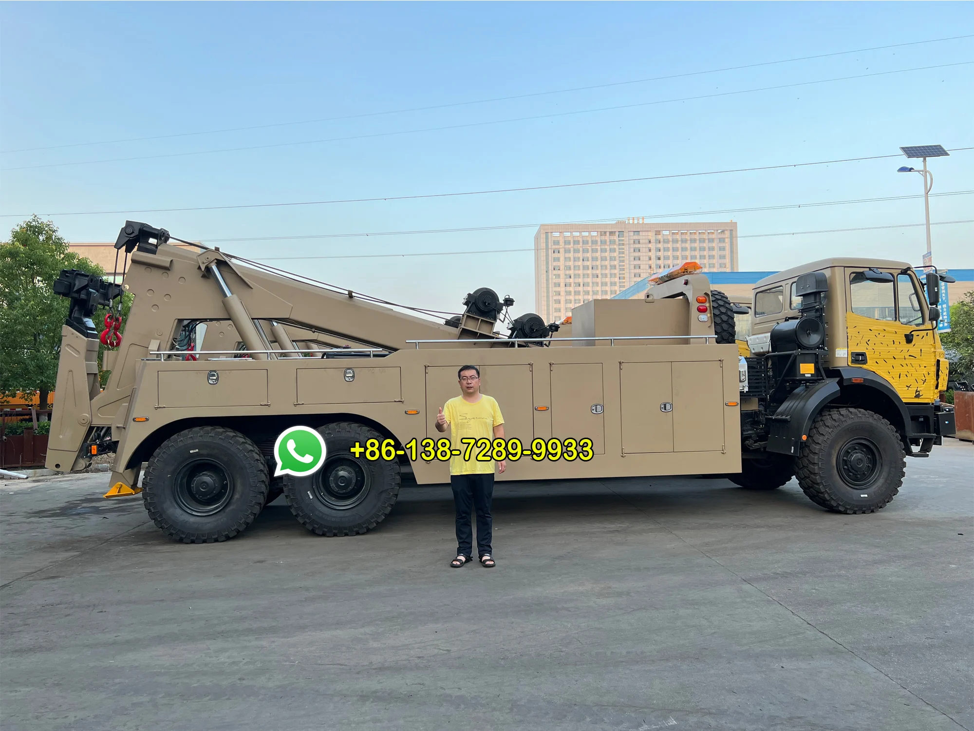 6x4 20T Underlift Wrecker Tow Truck SKD 25 Tons Customize Tow Wrecker ...