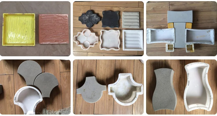 Octagon Slipform Plastic Paving Moulder for Interlock Tile Making ...