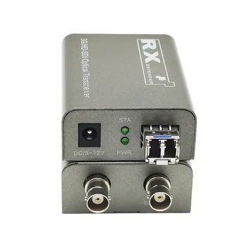 1 Channel Bi-directional 3g Sdi Over Fiber Extender Up To 20km Lossless ...