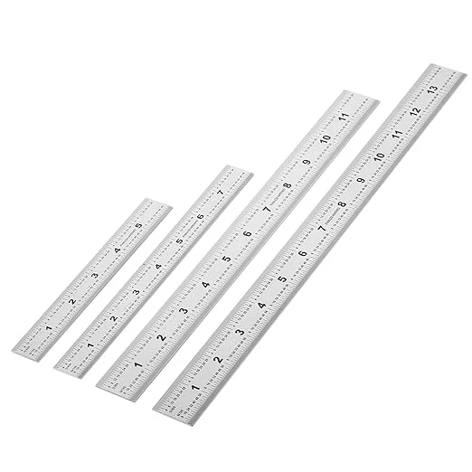 Metal Stainless Steel Ruler Custom 14 Inch 12 Inch 8 Inch And 6 Inch ...
