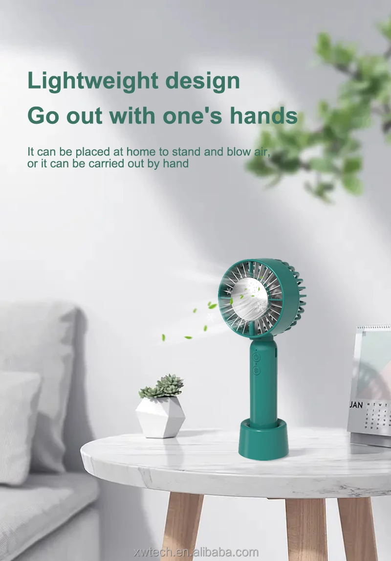 New Air Ice Cooling Hand-held Fan Usb Fan Mini Table Cooling Blower ...