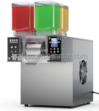 RESO Electric Air Cooling Bingsu Shaved Ice Crusher Machine