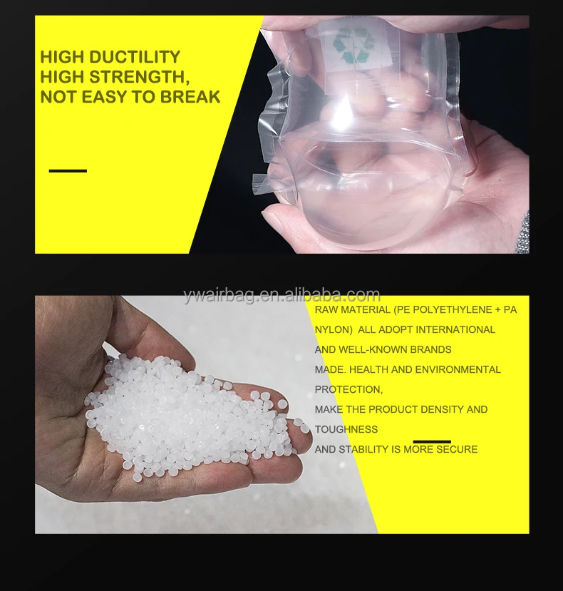 Sustainable Packaging Material - Inflatable Air Bags for Bag Support