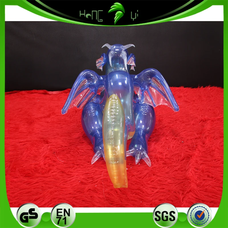Hongyi Toy Custom Inflatable Bouncy Transparent Riding Dragon to Enjoy ...