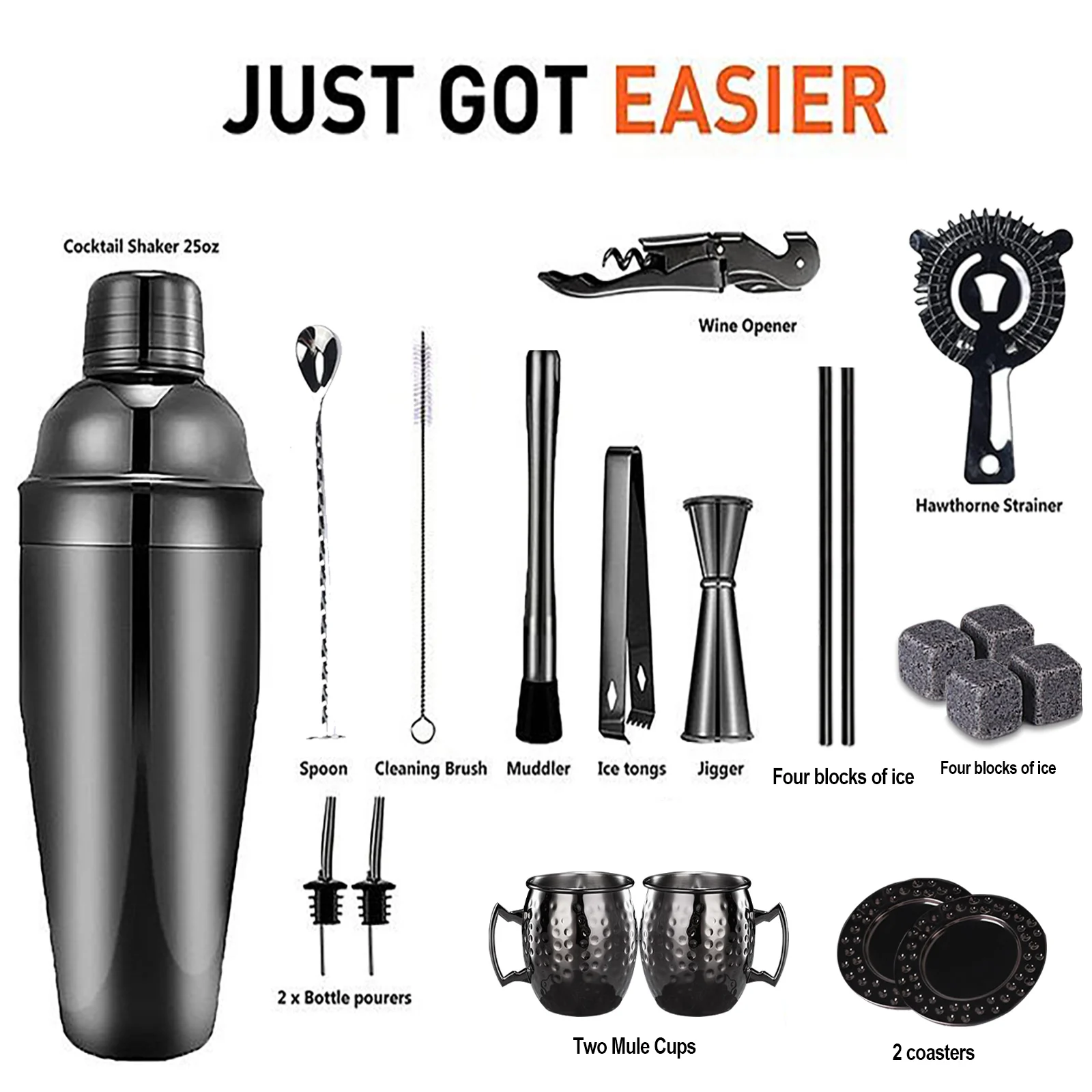 Forneed High Quality Stainless Steel Cocktail Design Personal Cocktail ...