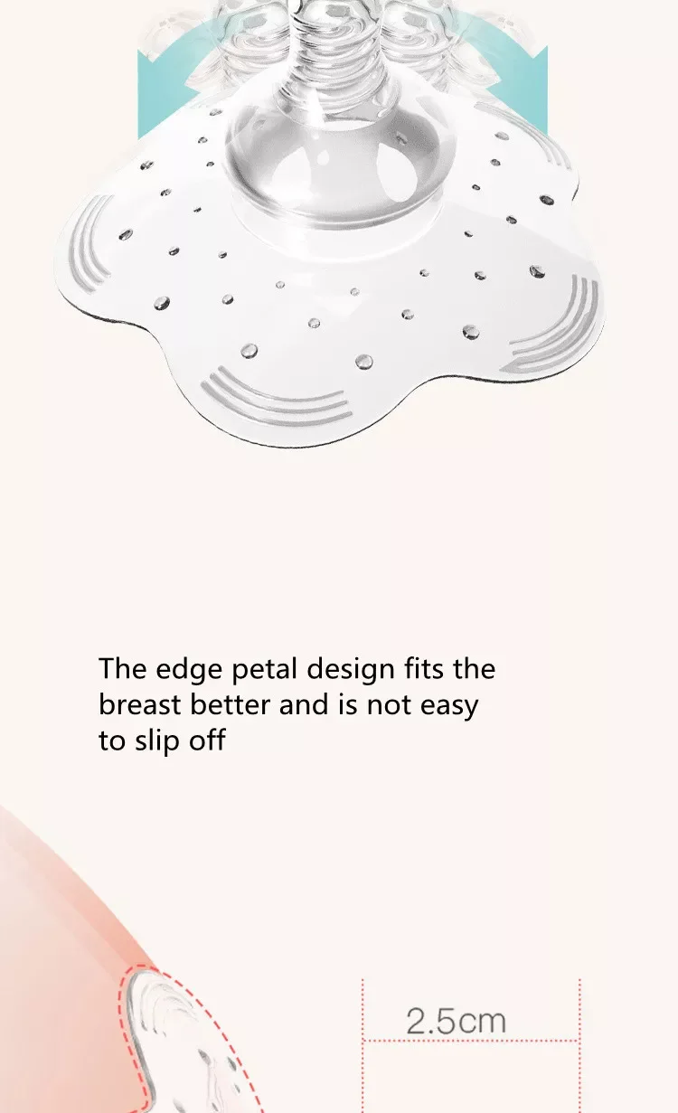 Silicone Nipple Shield - Support for Newborn Breastfeeding