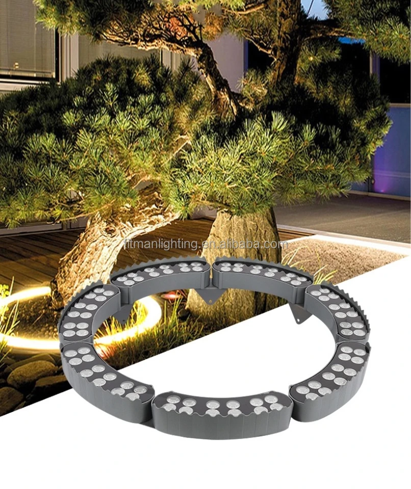 Led Tree Hug Lamp Outdoor Dmx512 12W 48W RGB Colorful Garden Spot Light ...