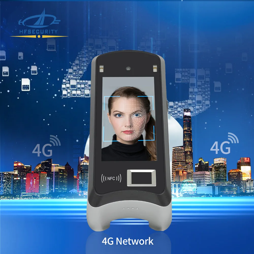 Hfsecurity X05 Android System 4g Face Recognition Fingerprint Nfc Attendance Access Control