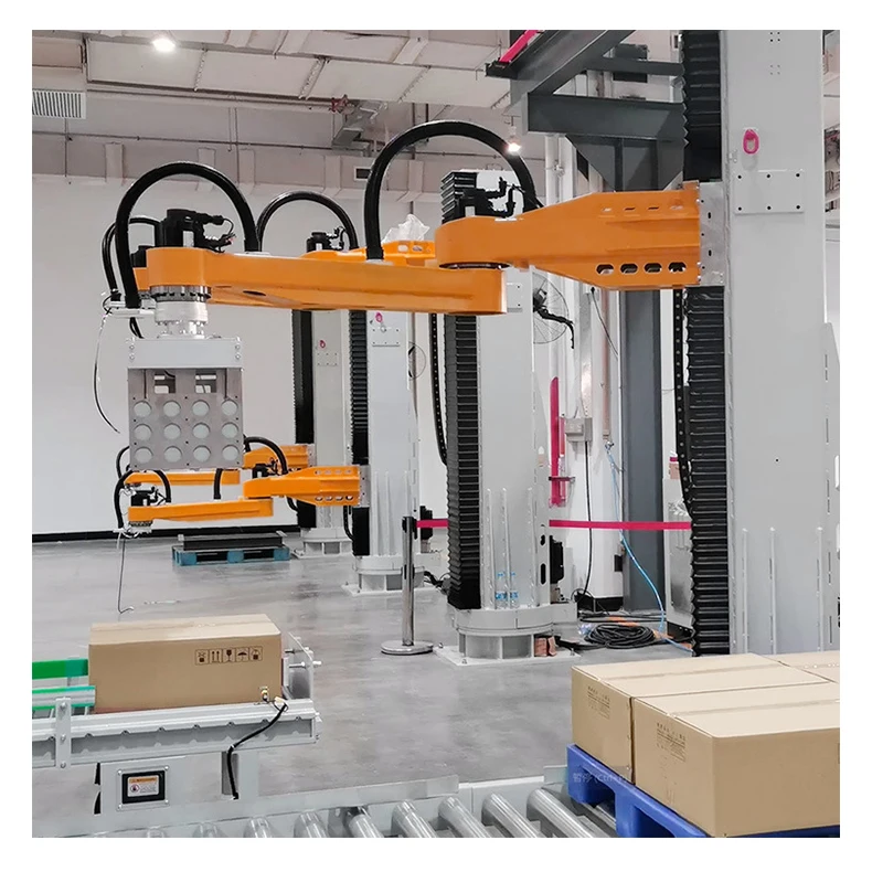 Automatic Palletizing Machine Column Robot Palletizer for Case for Box/Bag/Carton Packing ...